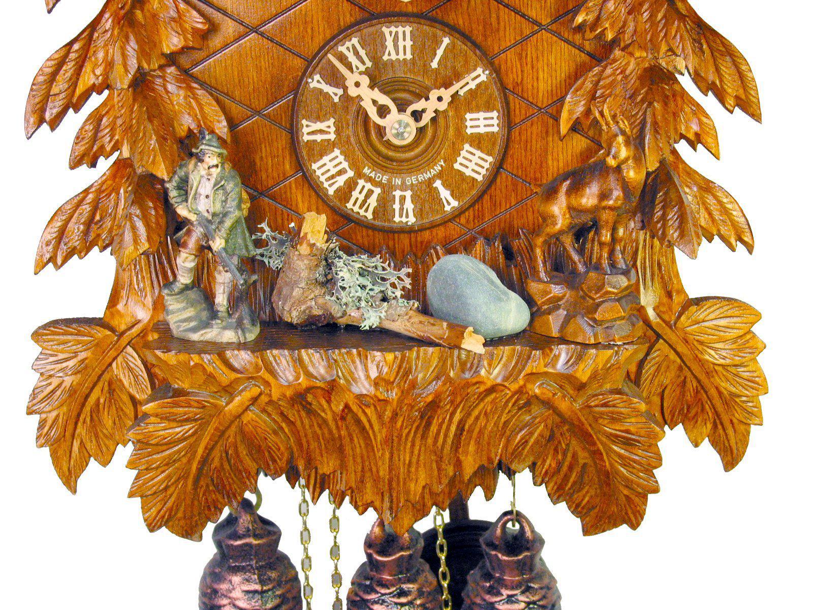 Koekoeksklok de jagershut 8-daags 50cm – Koekoeksklokonline.nl